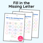 Fill In The Missing Alphabet Letters | Homeschool Up